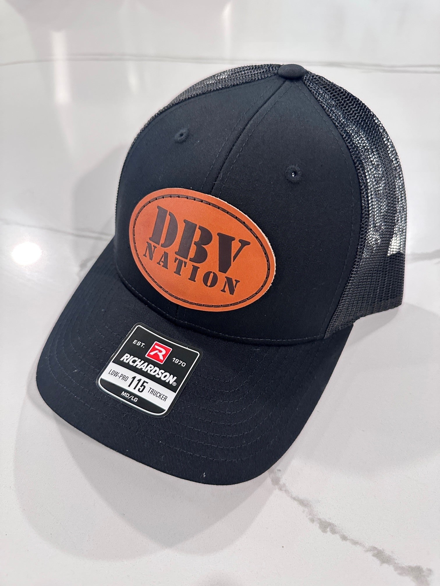 Official Leather Patch DBV Nation Hats (Size Adjustable) – The DBV Store